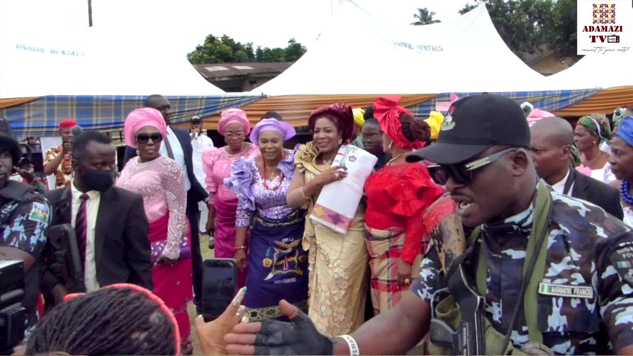 THE ARRIVAL OF ABIA STATE 1ST LADY H.E LADY PRISCILLA OTTI @ NZUKO ...