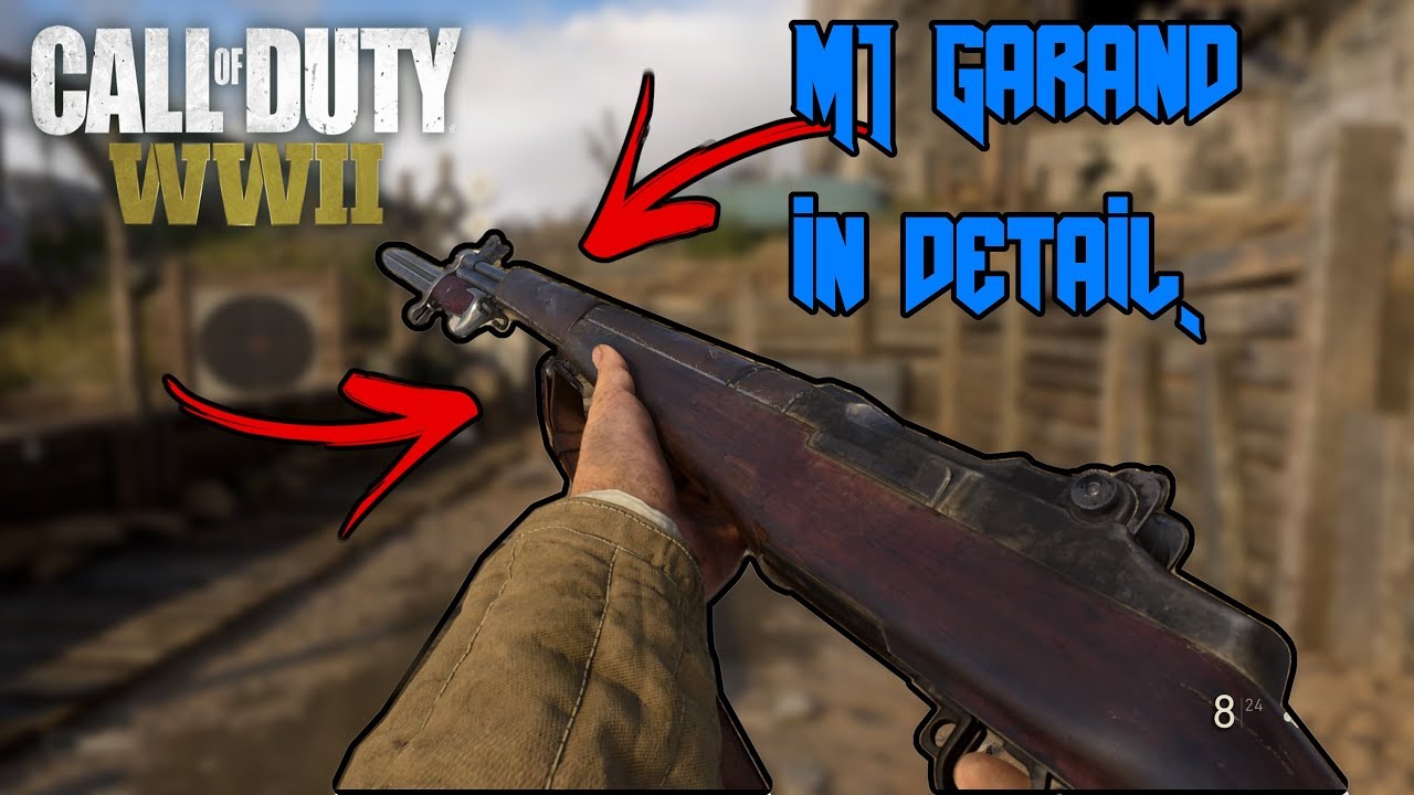 cod WW2: The M1 Garand in detail. - YouTube