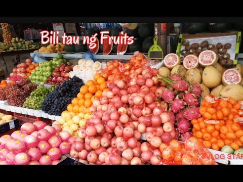 Bili tau ng fruits sa Imus Market fresh mga paninda - YouTube