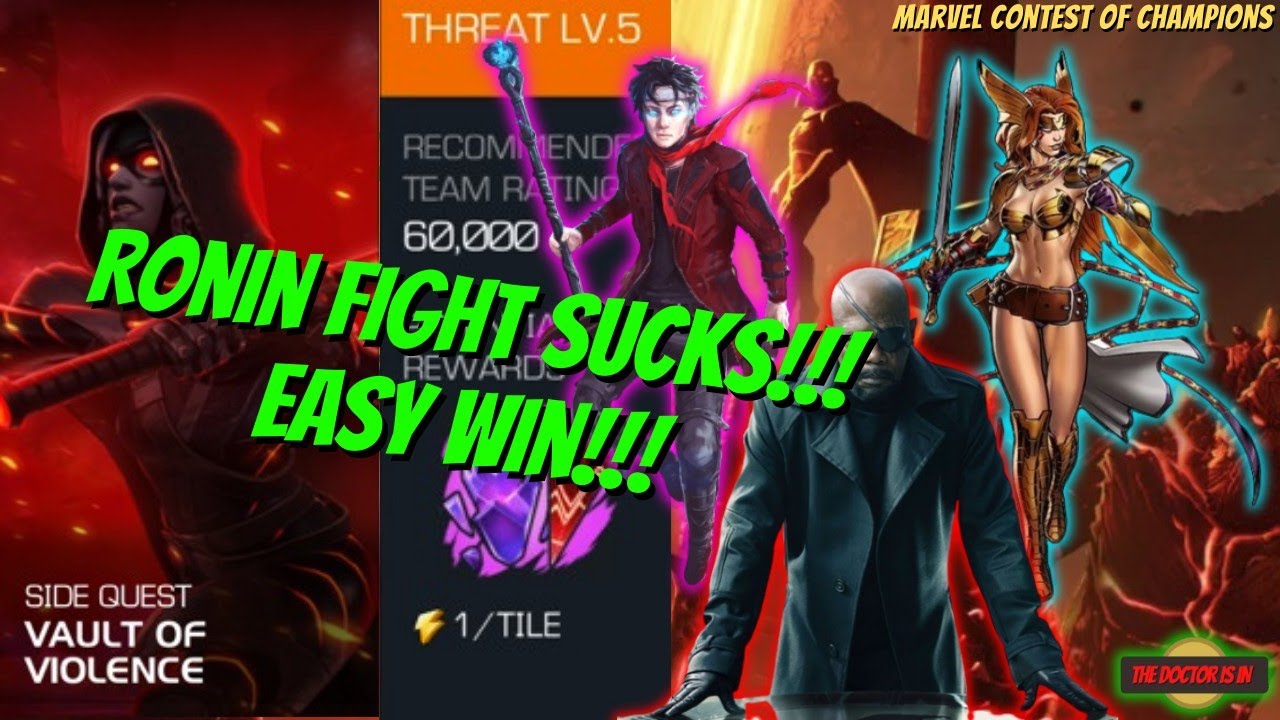 How To Beat Ronan Red Skull and Modok In MCOC Vault of Violence ...