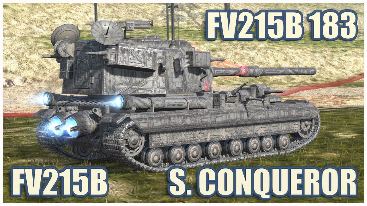 FV215b 183, FV215b & Super Conqueror • WoT Blitz Gameplay - YouTube