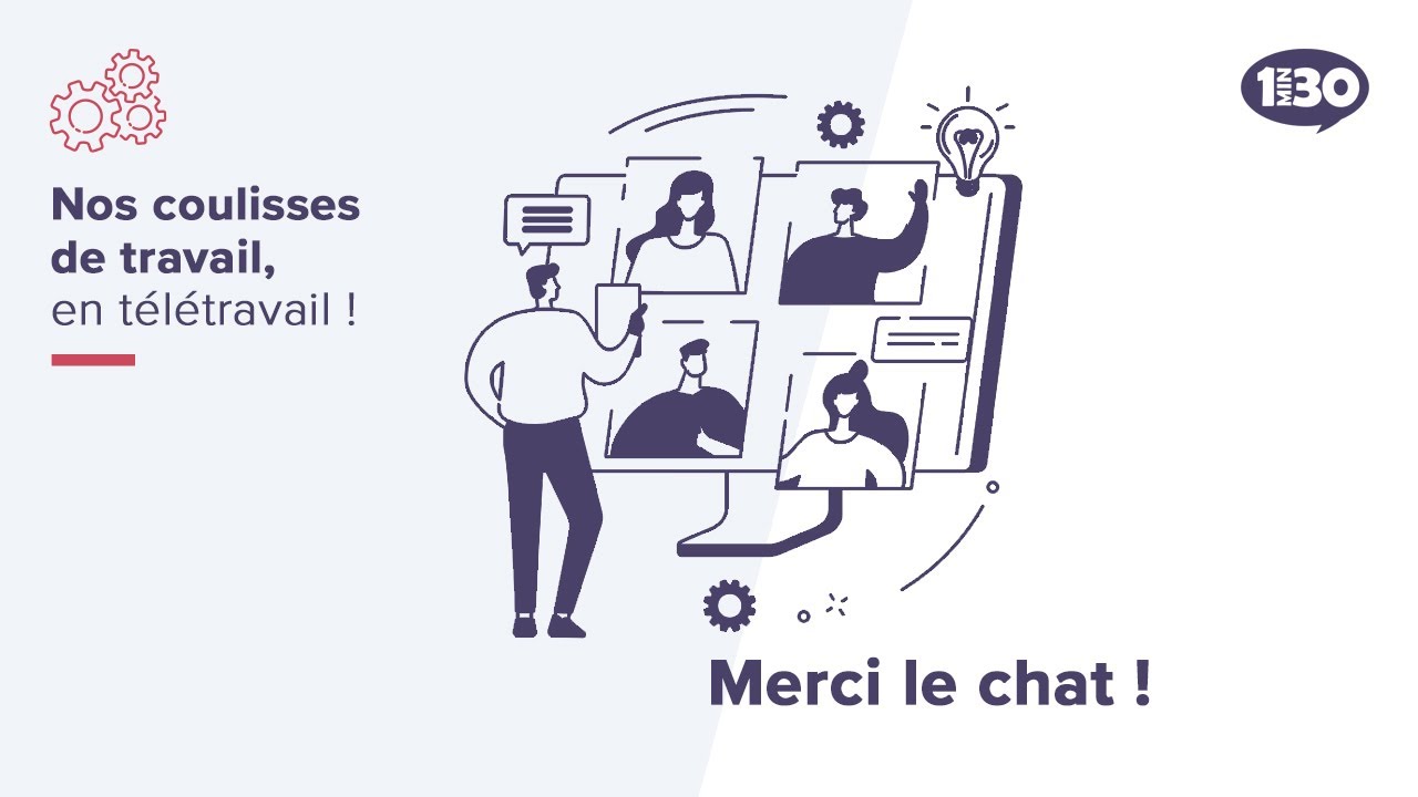 Webinaire : nos coulisses de travail, en télétravail ! Merci le chat ...