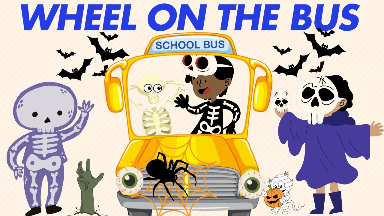 wheel on the bus |Trick or Treat 🍬🎃|Wheels On The Bus With Crazy ...