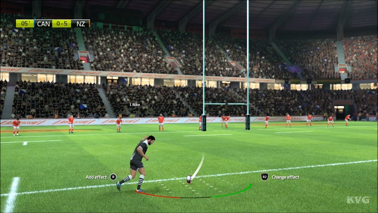 Rugby 20 - Canada vs New Zealand - Gameplay (PS4 HD) [1080p60FPS] - YouTube