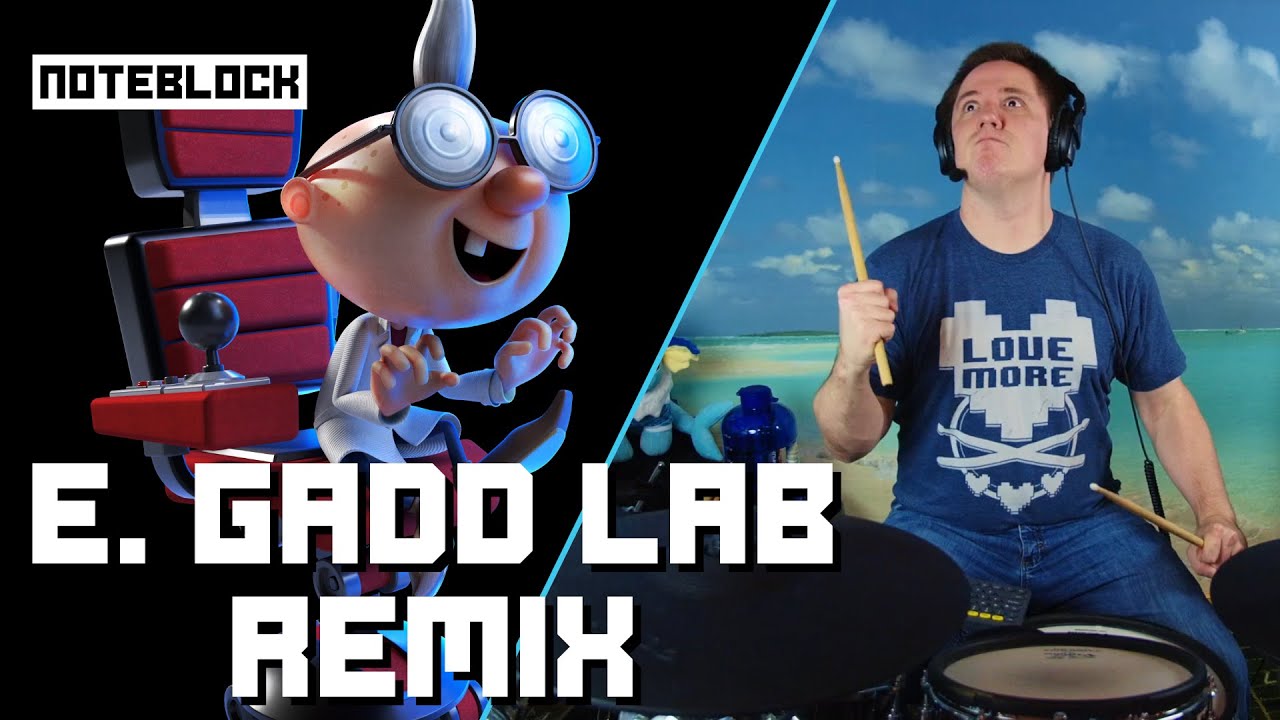 E. Gadd's Lab Remix From Luigi's Mansion On Drums! - YouTube