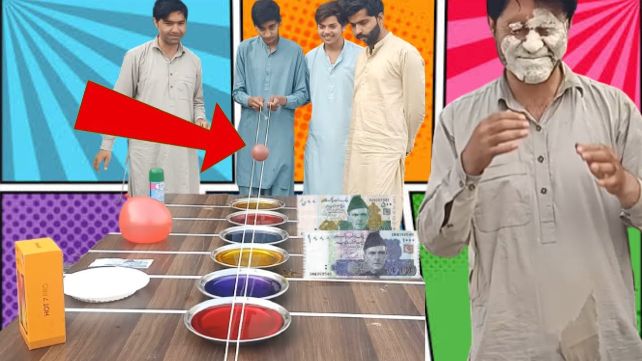 Colorful Plate Challenge Fun Game with Friends! - YouTube