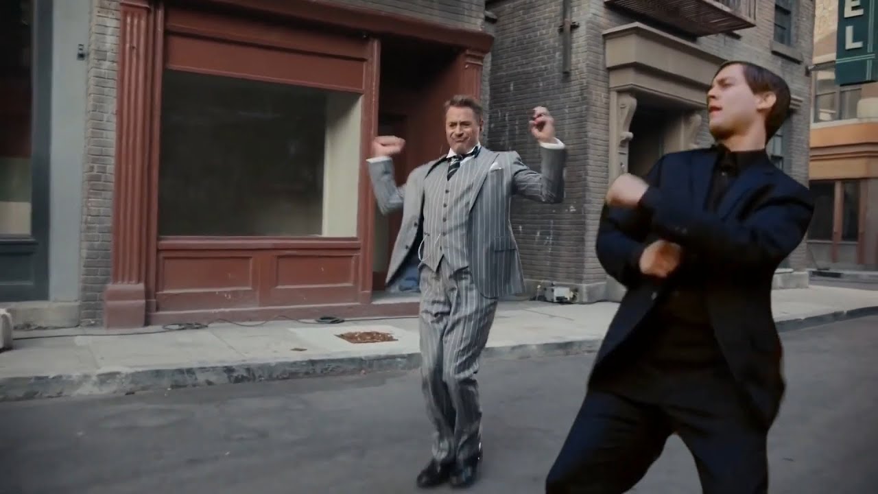 Bully Maguire Dance with Tony Stark - YouTube