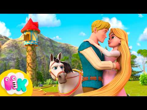 Rapunzel 👸🏰 Desenho Infantil 🐺 Conto de fadas | HeyKids em Português