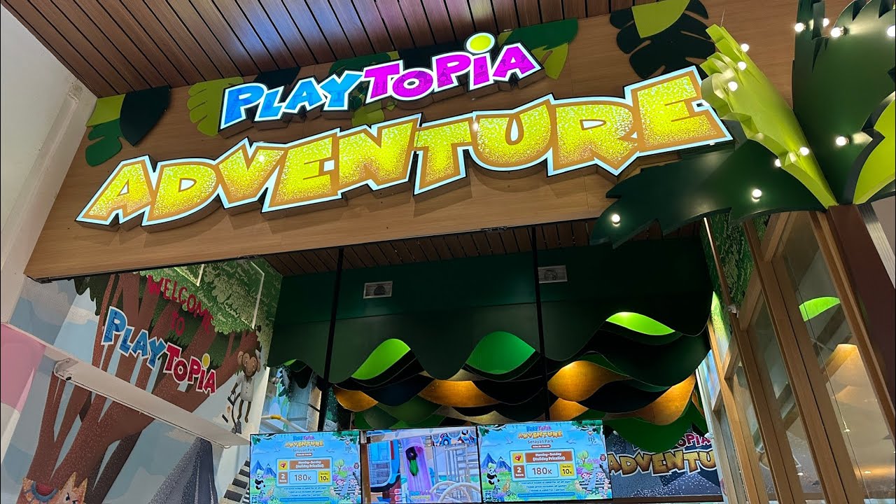 Becoming Kids Again at Playtopia Adventure Senayan Park - YouTube