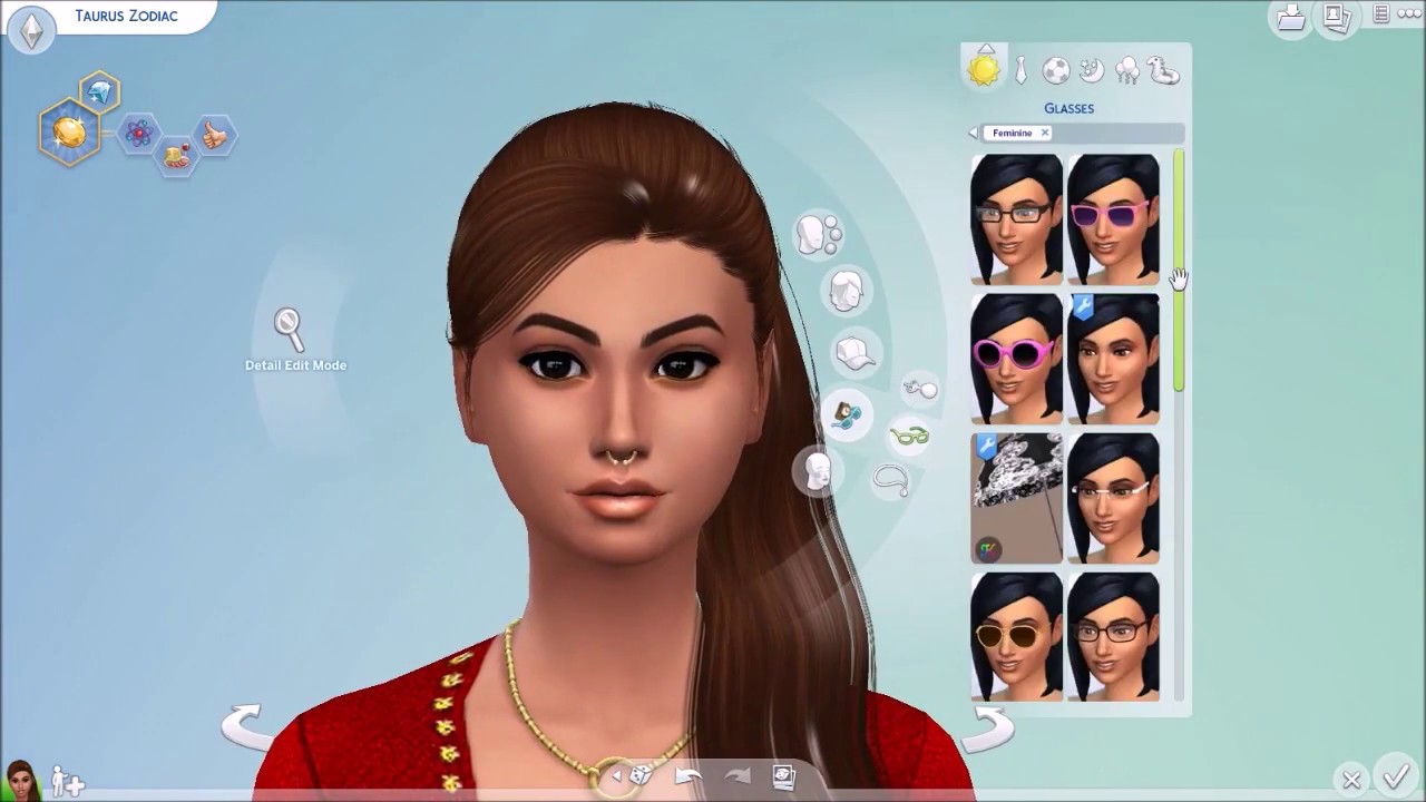 Sims 4 CAS | Zodiac Sims: Taurus - YouTube