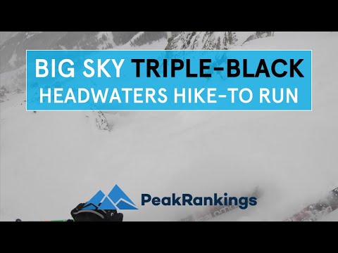 Big Sky Triple-Black-Diamond Run: Hell's Half-Acre - YouTube