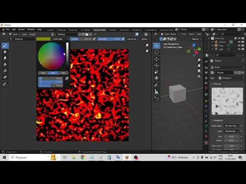 Como Fazer Textura De Lava Na UPBGE Blender - YouTube