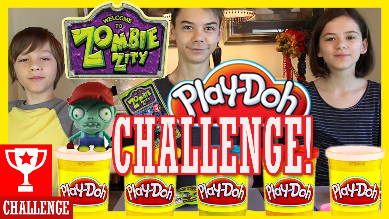 PLAY DOH ZOMBIE CHALLENGE! WITH ZOMBIE ZITY BLIND BAGS! | KITTIESMAMA ...
