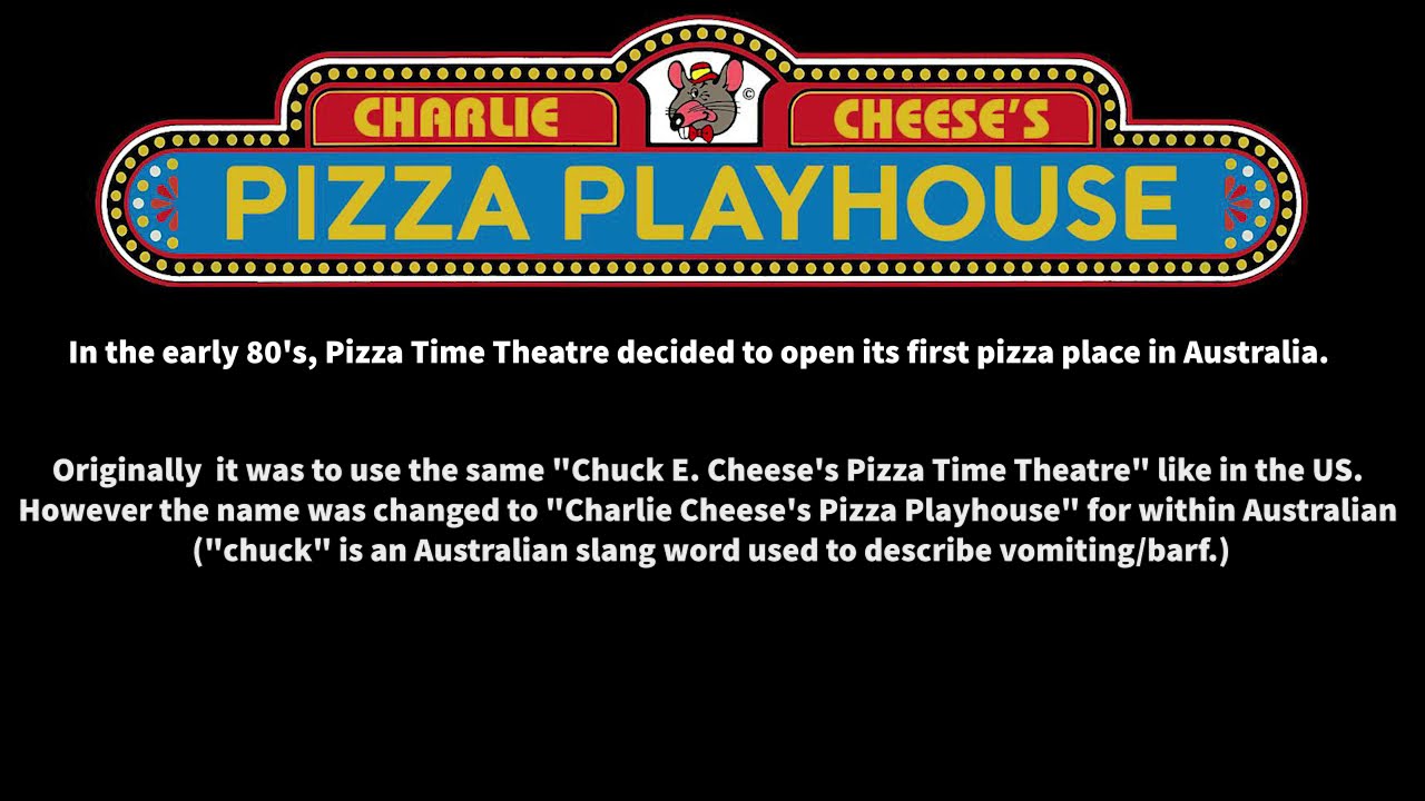 Charlie Cheese's pizza playhouse (Australian Chuck E Cheese) - YouTube