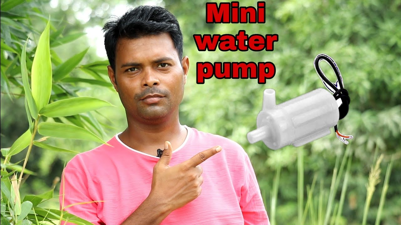 Mini water pump for craft projects. - YouTube