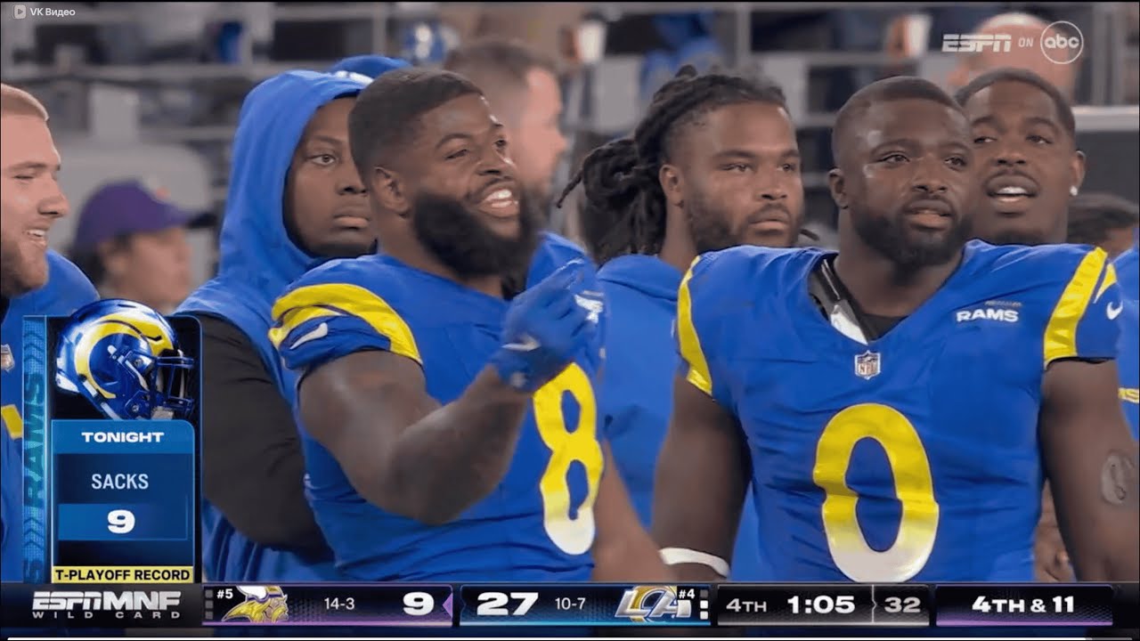 Every Rams Sack from the Wild Card | NFL 2024 - YouTube
