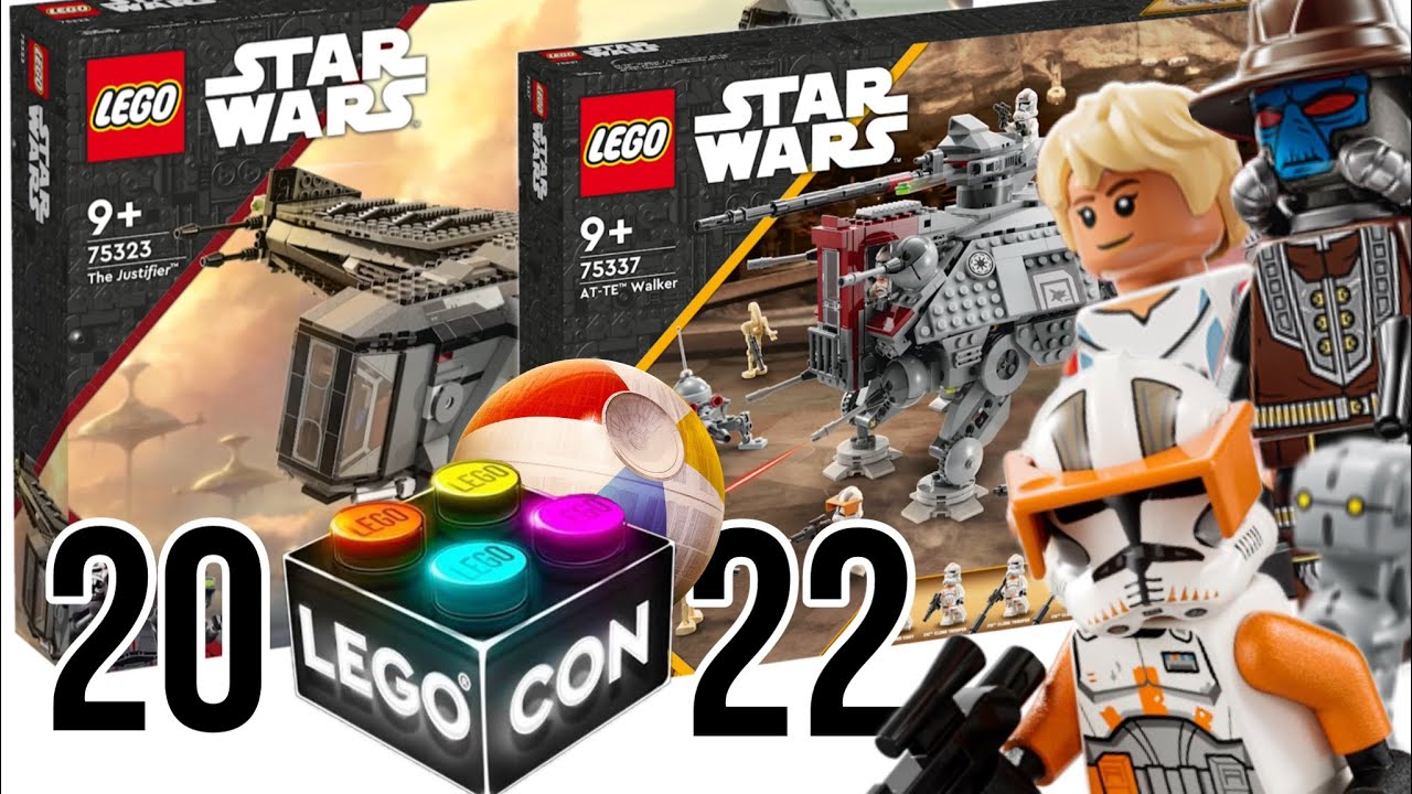 LEGO CON Star Wars Reveals! - Justifier, AT-TE, 2023 Sets, Summer ...