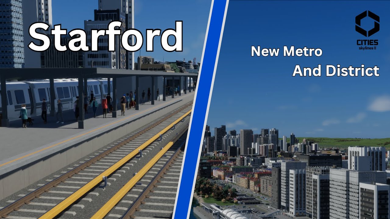 New Metro System! | - Cities Skylines 2 | Starford Ep. 3 - YouTube