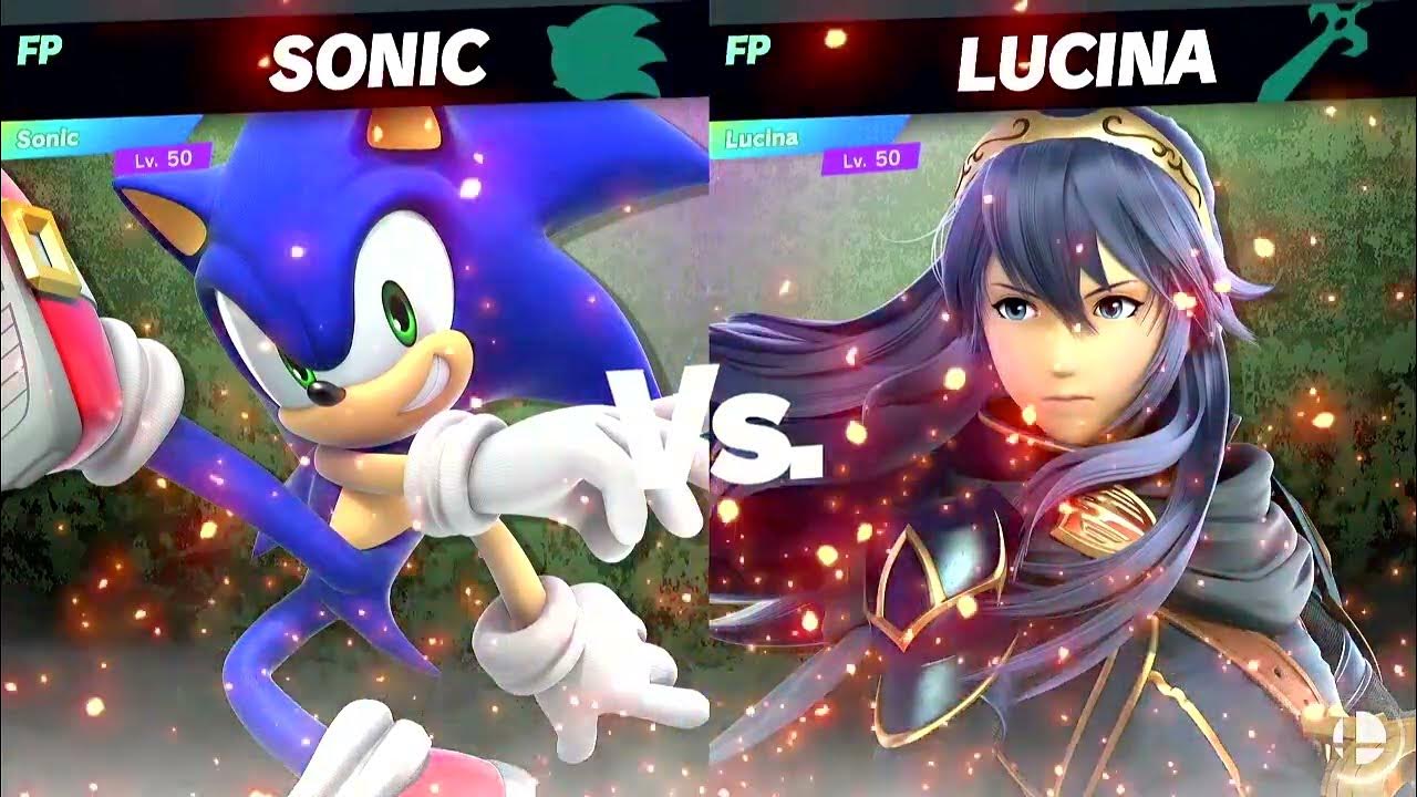 Super Smash Bros Ultimate Amiibo Fights EX Sonic vs Lucina - YouTube