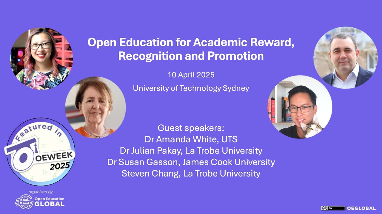 Open Educational Resources and Academic Promotion – UTS Open Education ...