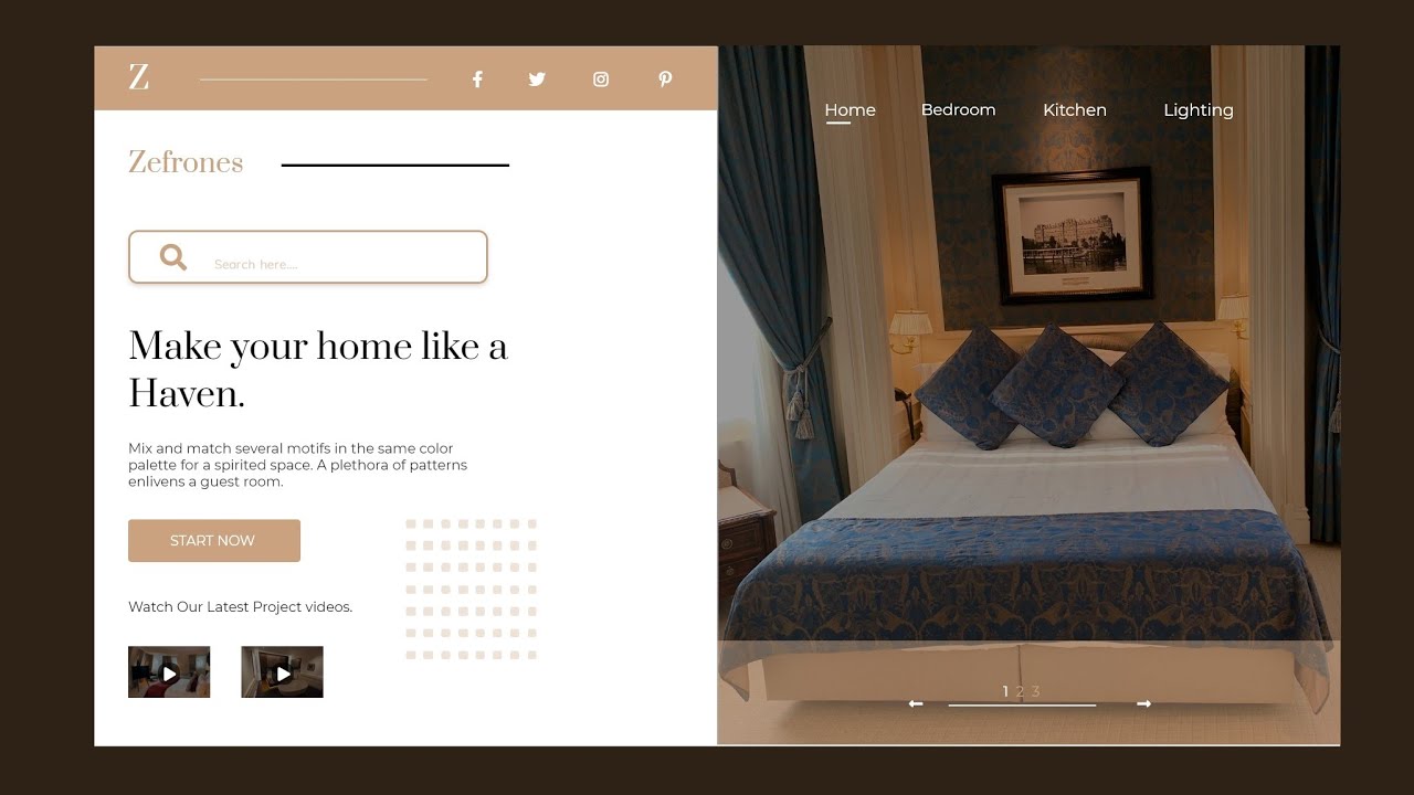 Web Page Design in Adobe XD (2020) | web page in XD | Design in xd 2020 ...