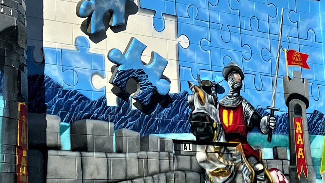 Magic Mural on the Wall.... - YouTube