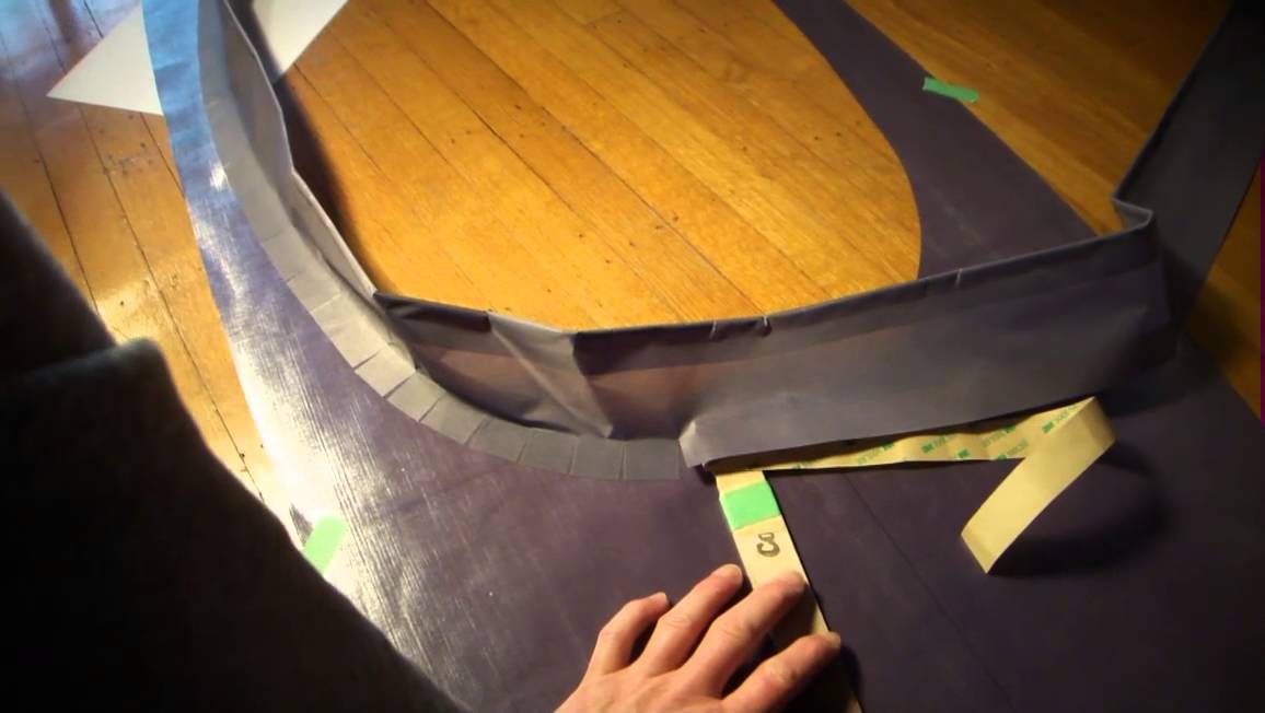 Making a Cockpit Coaming for a Cuben Fiber Kayak - YouTube