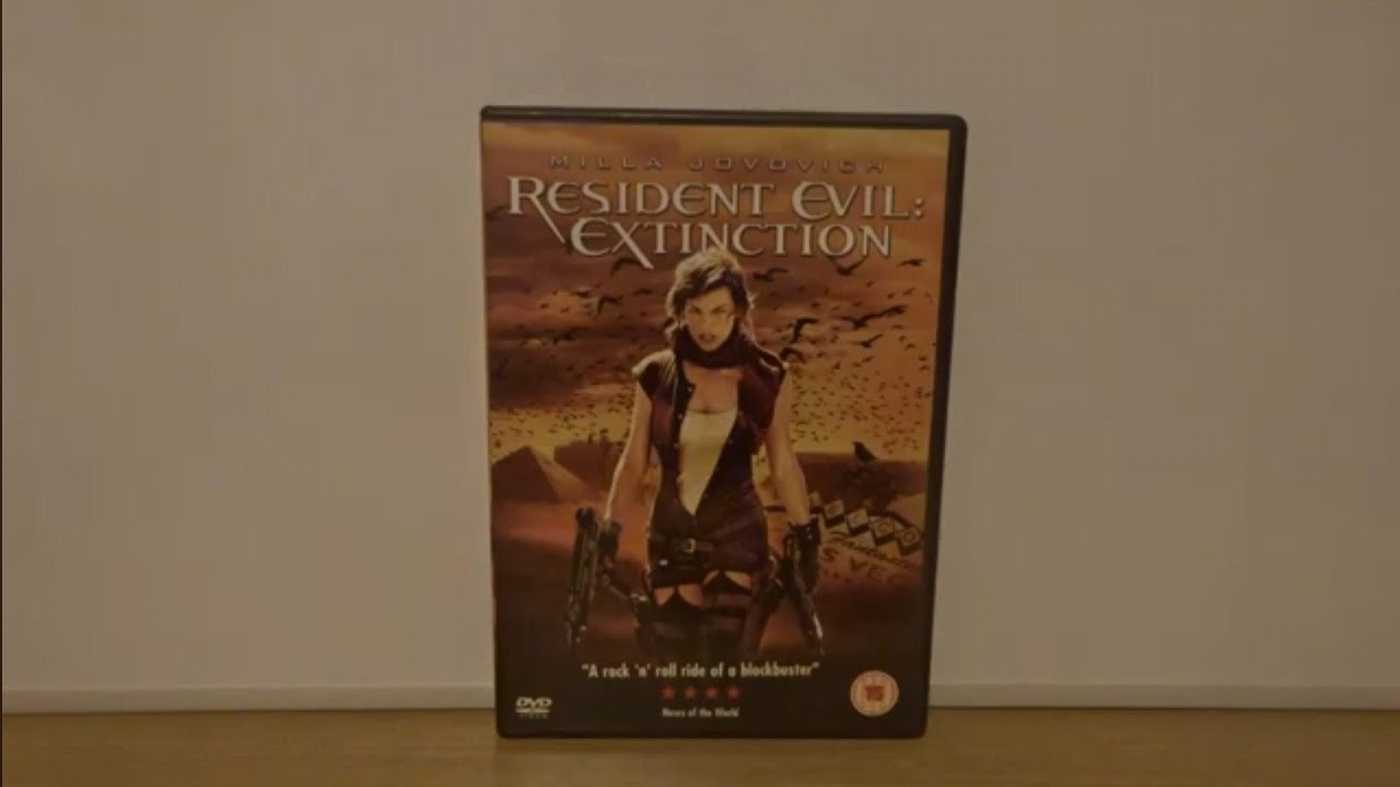 Resident Evil Extinction (UK) DVD Unboxing - YouTube