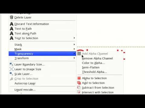 Outlining Text in GIMP - YouTube