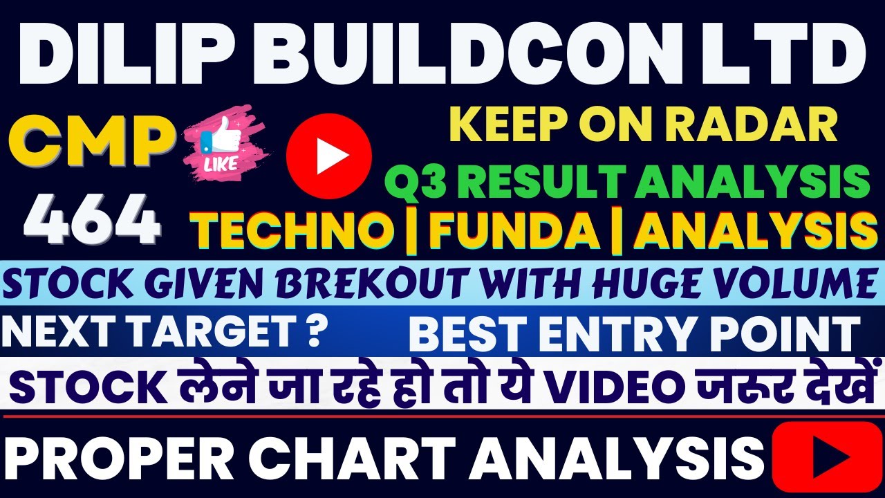 DILIP BUILDCON SHARE | DILIP BUILDCON SHARE PRICE | DILIP BUILDCON ...