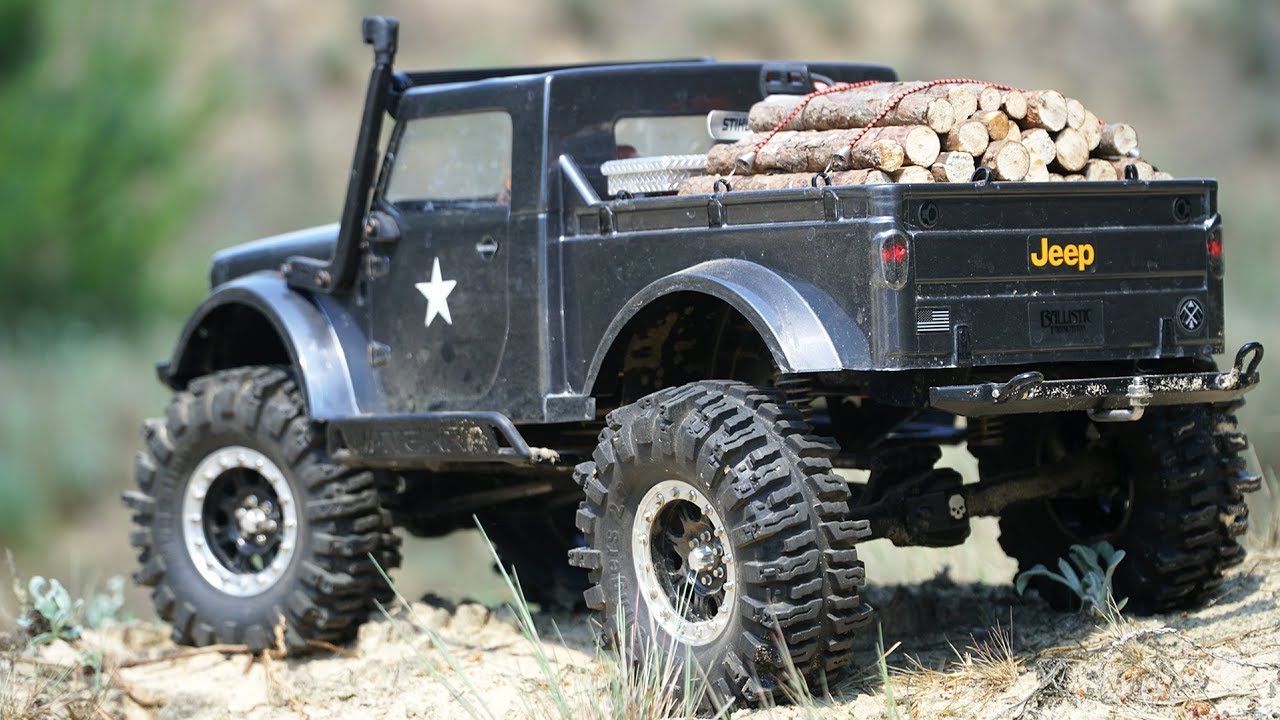 Jeep Nukizer 715 Carrying Wood | ESS-ONE, Winching, Broken Driveshaft ...