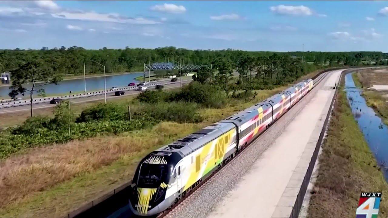 Brightline rail to open Friday - YouTube
