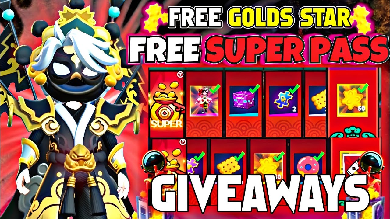 FREE GOLD STAR AND FREE SUPER PASS GIVEAWAYS 🤩🤩 || SUPER SUS || LEGEND ...