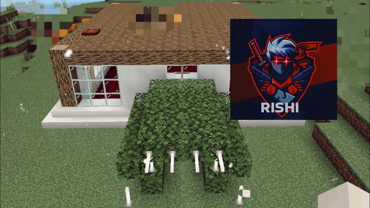 Minecraft creative mode my modern and luxury house and old theme please ...