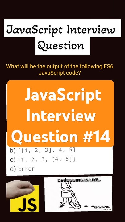 #014 Javascript Interview Questions |Code Tadka #javascriptinterview #es6 #coding - YouTube