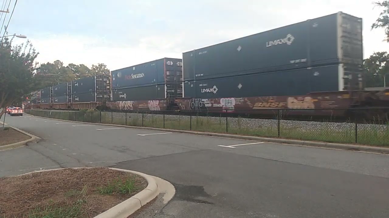 CSX Intermodal Stack Train I038 at Indian Trail, NC 8-28-22. - YouTube