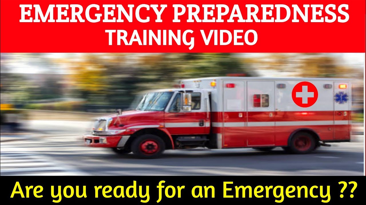 Emergency Preparedness Training | Emergency Training Video #emergency # ...