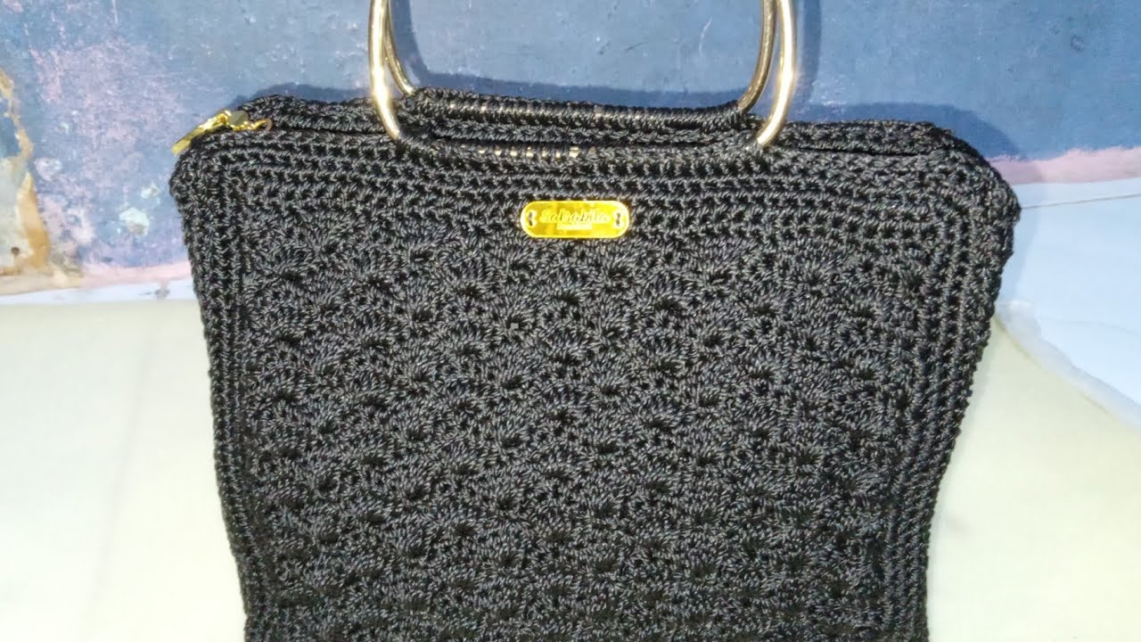 CROCHET || Tas Rajut Pesta motif shell/ kerang. English Available - YouTube