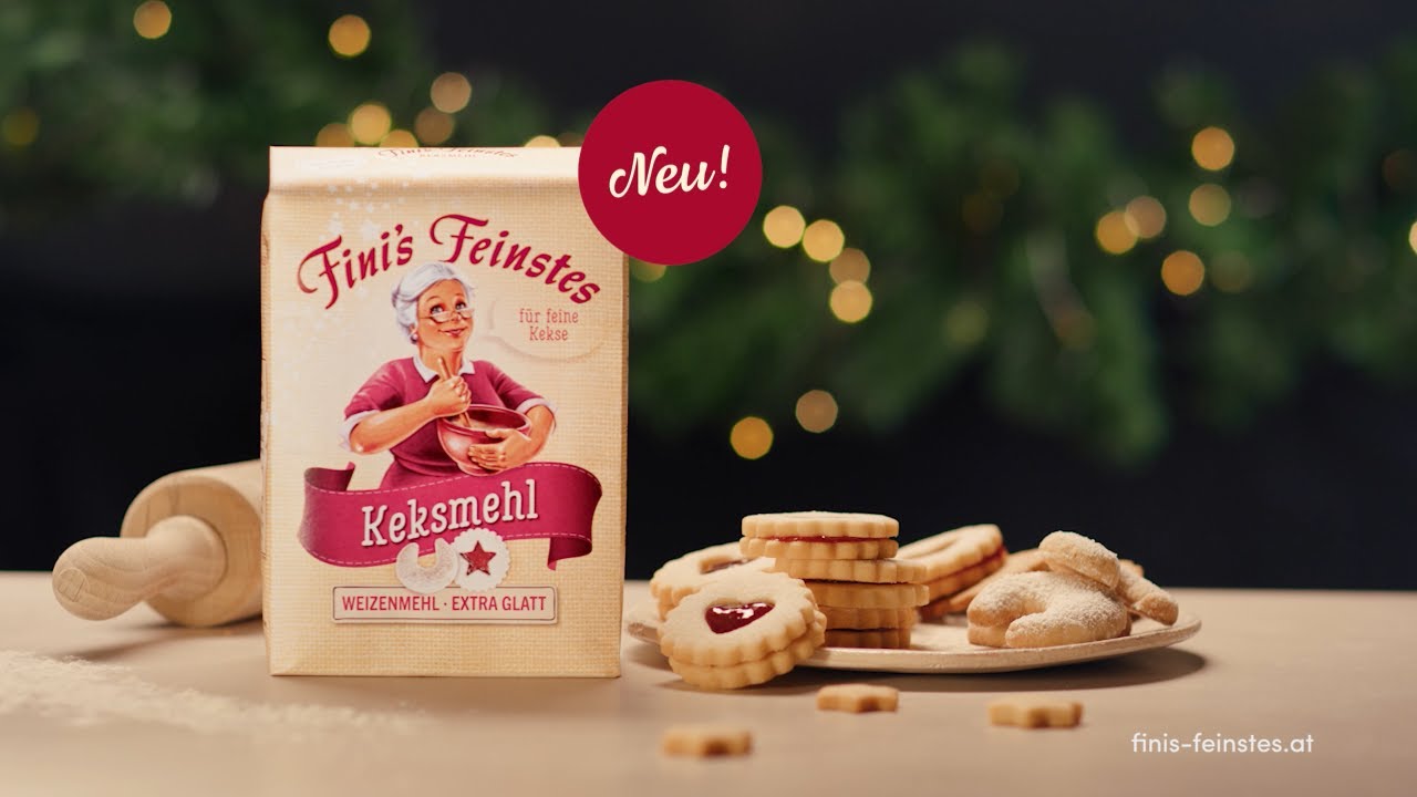 Die feinsten Weihnachtskekse gelingen am besten mit Fini's Feinstes ...