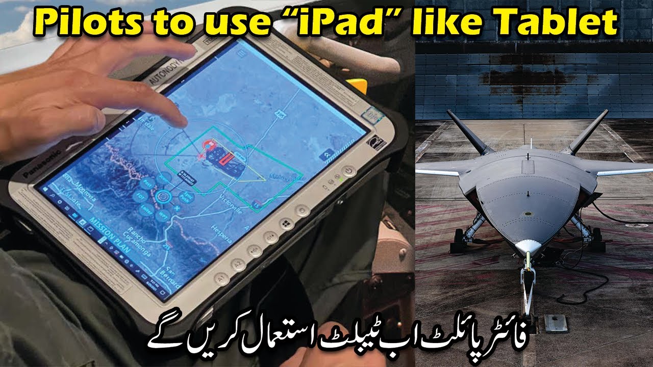 Pilots to use Tablets to control "Loyal wingman Drones". - YouTube