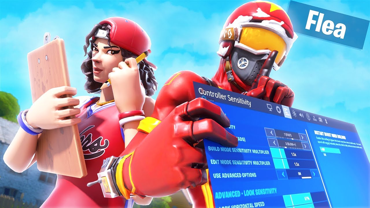 I Used FLEA's Fortnite SETTINGS And DESTROYED LOBBIES...(best settings ...