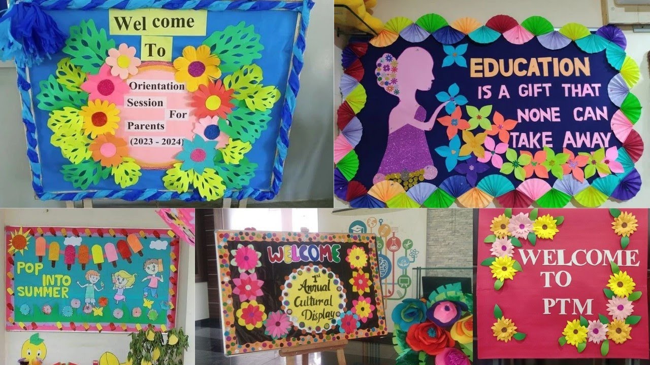 Preschool decoration ideas/Classroom bulletin board decoration/Display ...