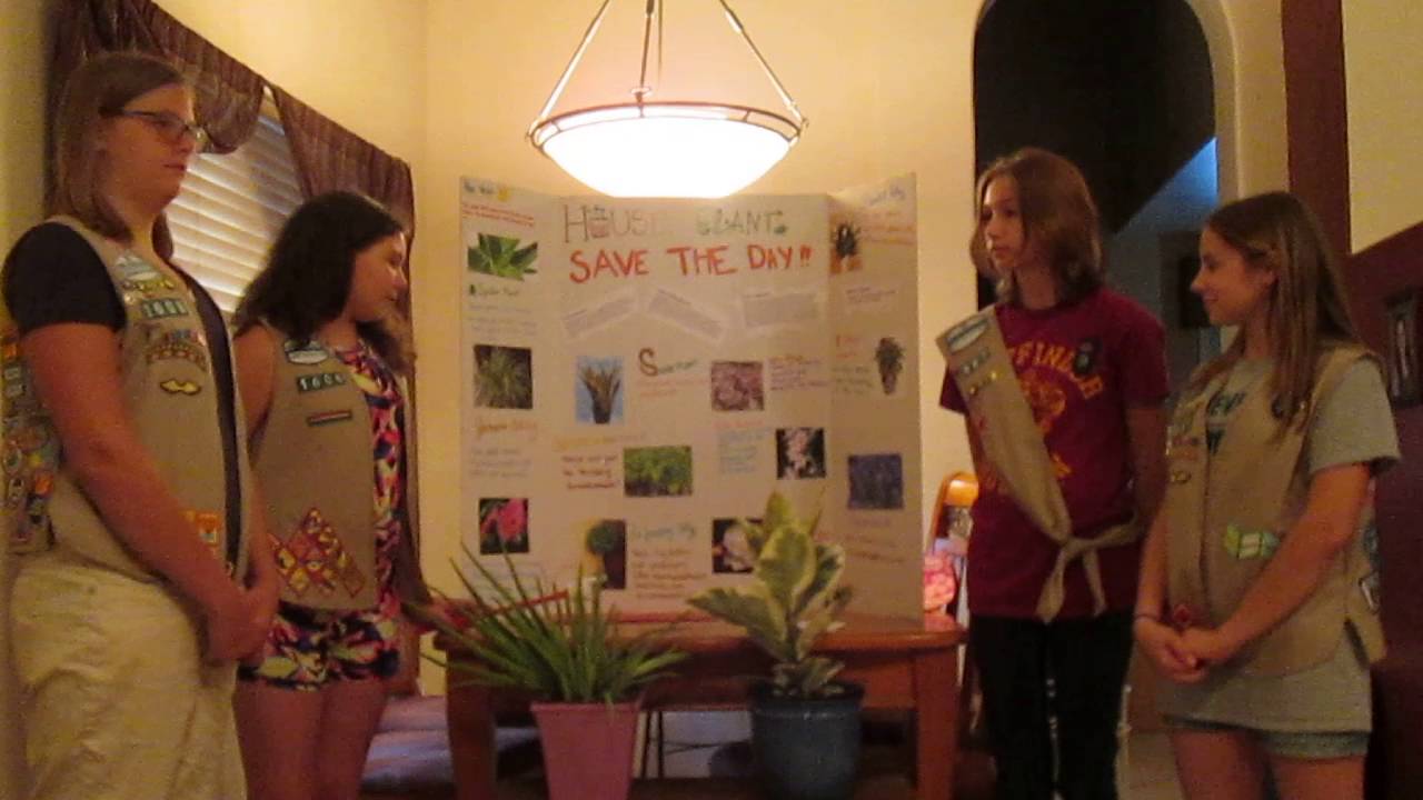 Girl Scout Breathe Journey Take Action Plants Save the Day - YouTube