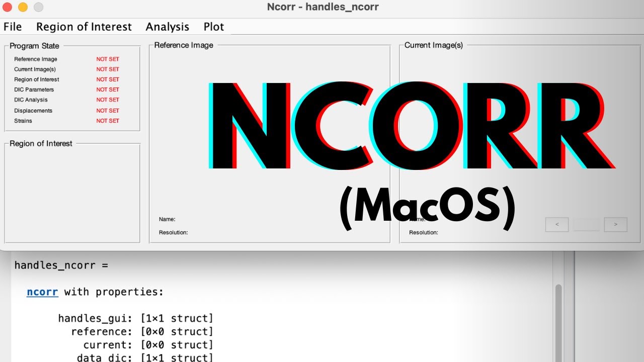 NCorr Tutorial For Mac OS Users + Beginners - Dickey Lab - YouTube