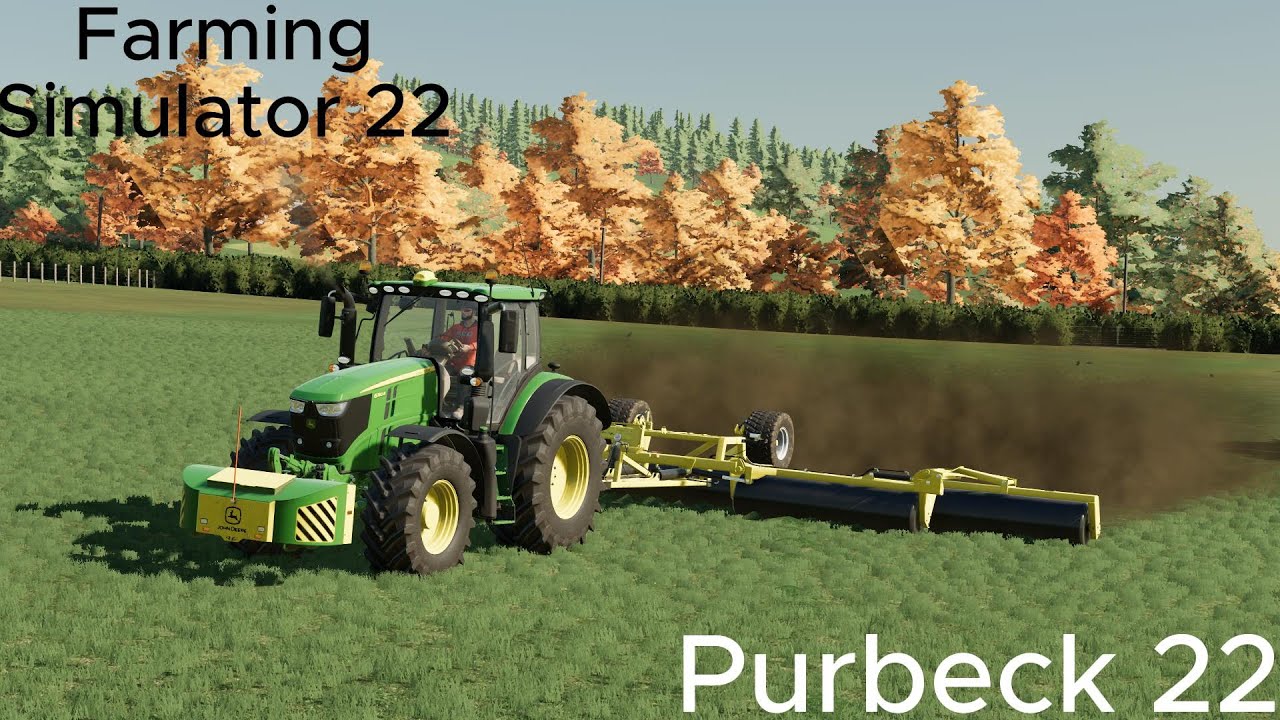 Moving silage bales & rolling grass fields, Purbeck 22 EP.7 Farming ...