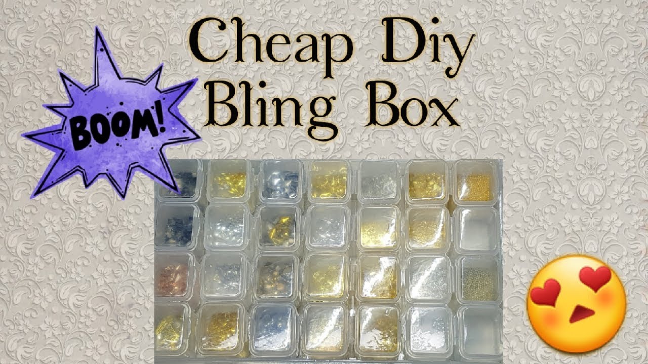 Cheap Diy nail art Bling Box: Easier Nail Art Storage 2018 - YouTube