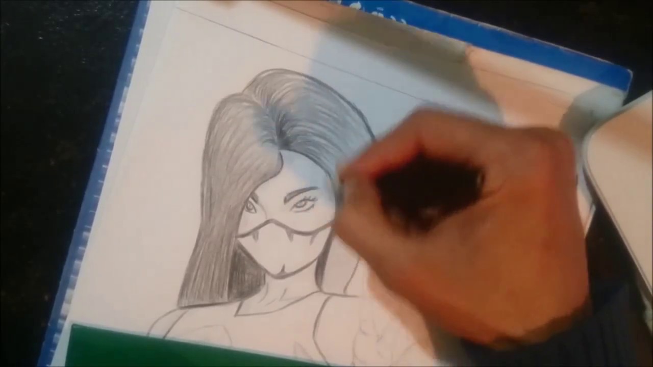 how to draw mortal kombat - YouTube