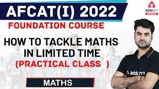 AFCAT 1 2022 | Maths | How To Tackle Maths In Limited T... | Doovi