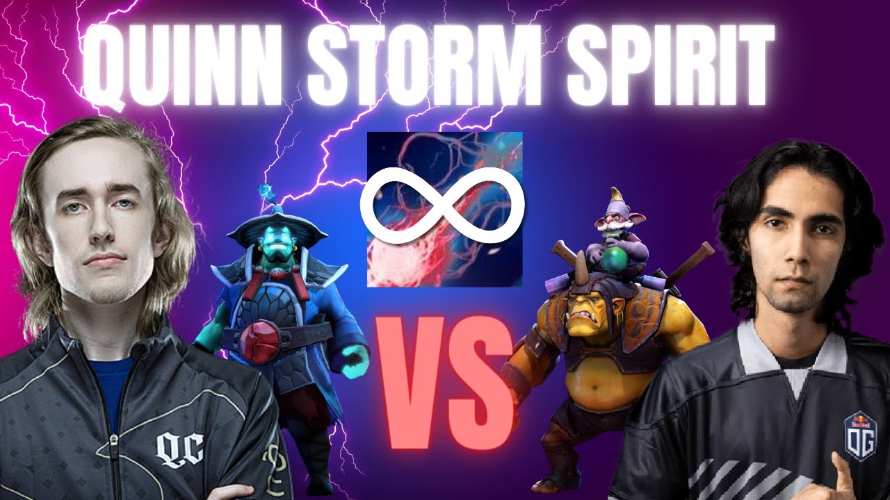 Dota 2 QUINN Storm Spirit Mid UNLIMITED MANA HIGHLIGHTS(watch and learn ...
