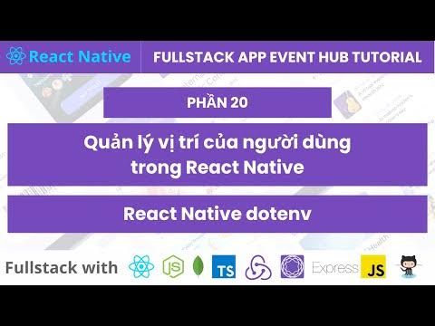Phần 20: React native GeoCoder | React native dotenv | address to location lat and long - YouTube